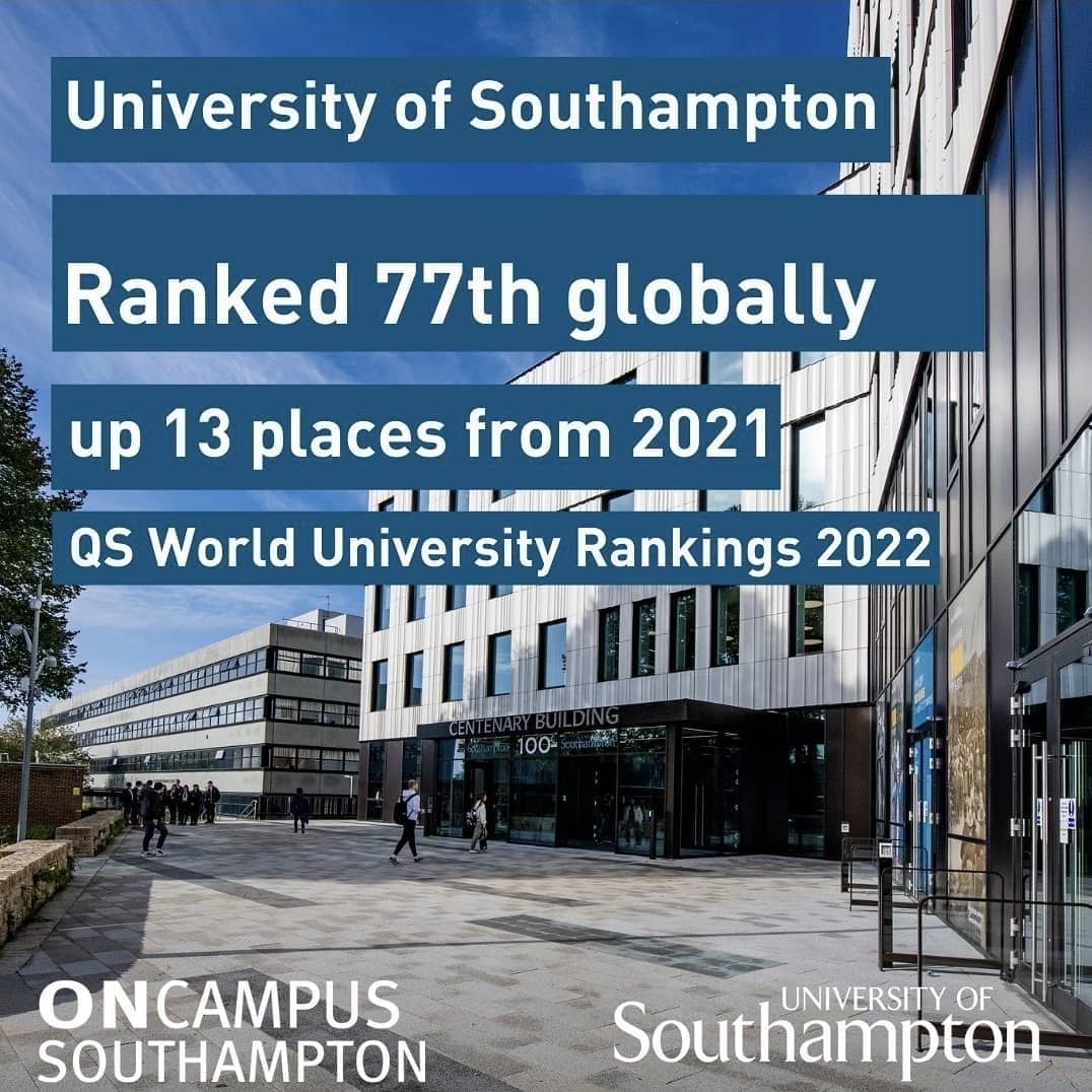 University of Southampton: Học bổng tới 100% học phí 2024 - Top 80 thế ...